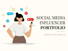 Social Media Influencer Portfolio Presentation for PowerPoint and ...