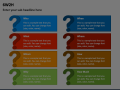 6W2H PowerPoint Template - PPT Slides
