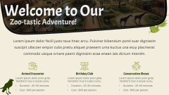 Free - Zoo Presentation Theme for PowerPoint and Google Slides - PPT Slides