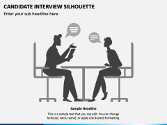 Candidate Interview Silhouette for PowerPoint and Google Slides - PPT ...