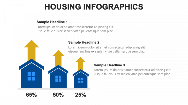 Housing Infographics for PowerPoint and Google Slides Template - PPT Slides