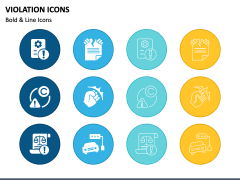 Violation Icons for PowerPoint and Google Slides - PPT Slides