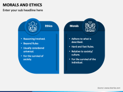 Morals and Ethics PowerPoint and Google Slides Template - PPT Slides