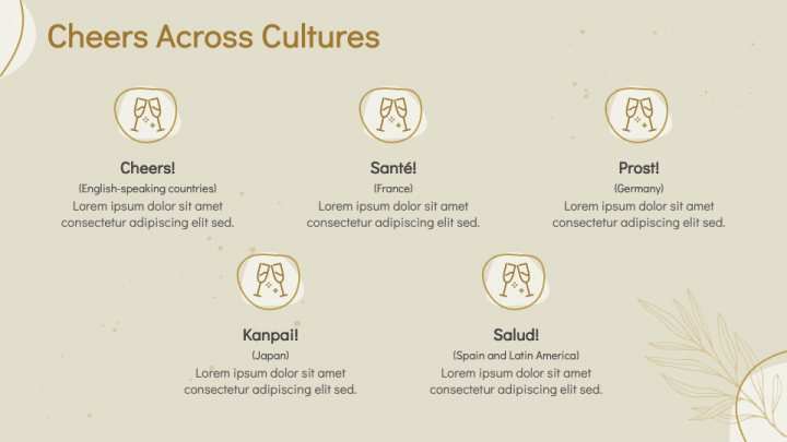 Free - Champagne Toast Theme for PowerPoint and Google Slides - PPT Slides