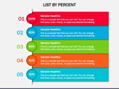 List By Percent PowerPoint and Google Slides Template - PPT Slides