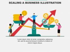 Scaling a Business Illustration for PowerPoint and Google Slides - PPT ...