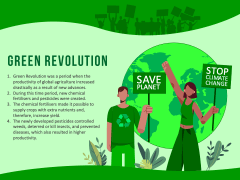 Free - Free - Green Revolution PowerPoint and Google Slides Template - PPT Slides