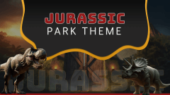 Free - Jurassic Park Theme for PowerPoint and Google Slides - PPT Slides