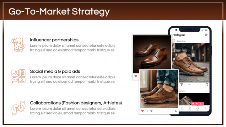 Shoe Business Pitch Deck PowerPoint and Google Slides Template - PPT Slides