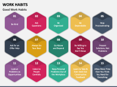 Work Habits PowerPoint and Google Slides Template - PPT Slides