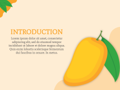 Free - National Mango Day PowerPoint Template and Google Slides Theme