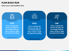 Plan Build Run PowerPoint and Google Slides Template - PPT Slides