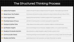 Structured Thinking PowerPoint and Google Slides Template - PPT Slides