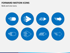 Forward Motion Icons for PowerPoint and Google Slides - PPT Slides
