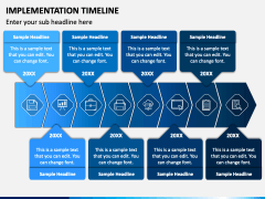 Implementation Timeline PowerPoint and Google Slides Template - PPT Slides