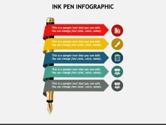 Ink Pen Infographic for PowerPoint and Google Slides - PPT Slides