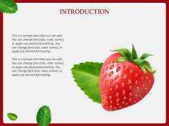 Free - National Strawberry Day PowerPoint Template and Google Slides Theme