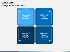 Quick Wins PowerPoint and Google Slides Template - PPT Slides