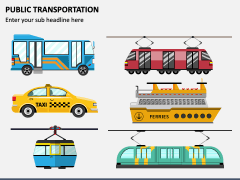 Public Transportation Graphics for PowerPoint and Google Slides - PPT Slides