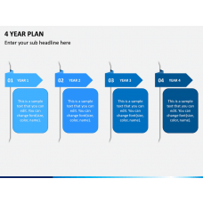 PowerPoint 4 Year Timeline