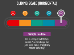 Animated Horizontal Sliding Scale PowerPoint and Google Slides Template ...
