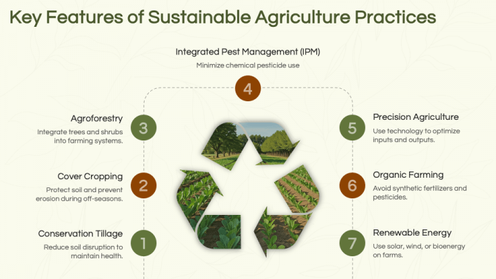 Sustainable Agriculture PowerPoint and Google Slides Template - PPT Slides
