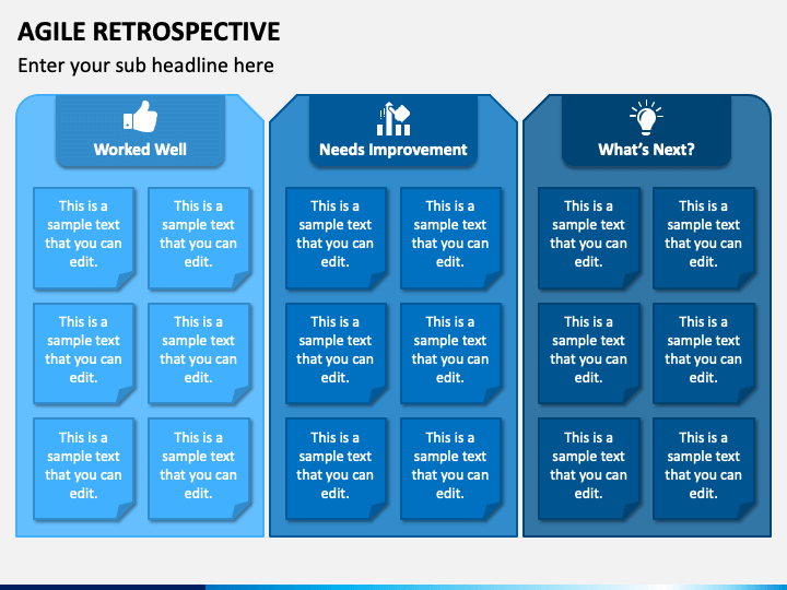 Agile Retrospective PowerPoint and Google Slides Template - PPT Slides