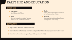 Free - Leo Tolstoy PowerPoint and Google Slides Template - PPT Slides