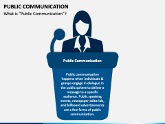 Public Communication PowerPoint and Google Slides Template - PPT Slides