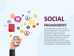 Social Engagement PowerPoint and Google Slides Template - PPT Slides