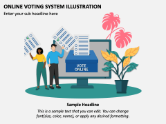 Online Voting System Illustration for PowerPoint and Google Slides ...