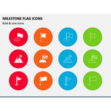 Milestone Icons PowerPoint Template - PPT Slides