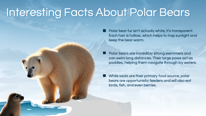 Free - Polar Bears Theme for PowerPoint and Google Slides - PPT Slides