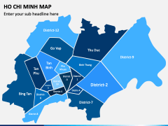 Ho Chi Minh Map for PowerPoint and Google Slides - PPT Slides