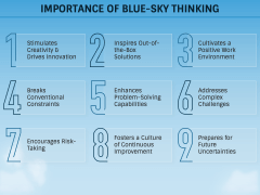 Blue-Sky Thinking PowerPoint Template and Google Slides Theme - PPT Slides