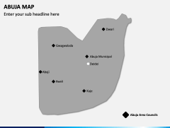 Abuja Map for PowerPoint and Google Slides - PPT Slides
