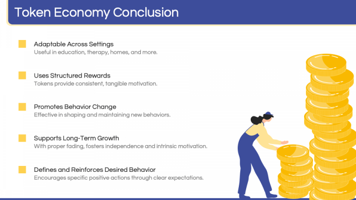 Token Economy PowerPoint and Google Slides Template - PPT Slides