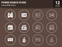 Power Source Icons for PowerPoint and Google Slides - PPT Slides