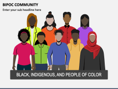 BIPOC Community Illustration for PowerPoint and Google Slides - PPT Slides