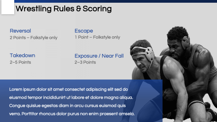 Free - Wrestling Presentation Theme for PowerPoint and Google Slides ...