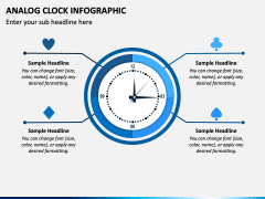 Analog Clock Infographic for PowerPoint and Google Slides - PPT Slides
