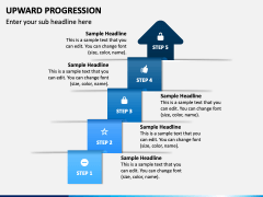 Upward Progression PowerPoint and Google Slides Template - PPT Slides
