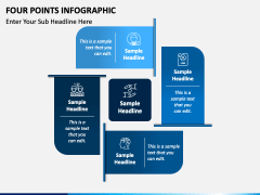 Four Points Infographic PowerPoint Presentation Slides - PPT Template