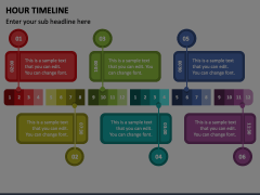 Hour Timeline PowerPoint and Google Slides Template - PPT Slides
