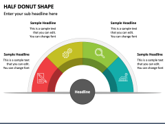 Half Donut Shape PowerPoint and Google Slides Template - PPT Slides