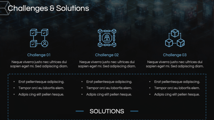 Blockchain Technology Theme for PowerPoint and Google Slides - PPT Slides