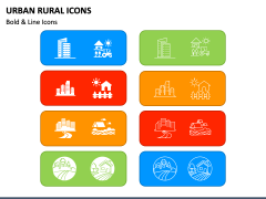 Urban Rural Icons for PowerPoint and Google Slides - PPT Slides