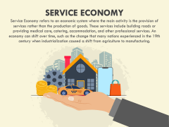 Service Economy PowerPoint and Google Slides Template - PPT Slides