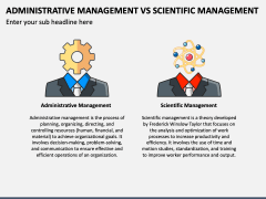 Administrative Management Vs Scientific Management PowerPoint and Google Slides Template