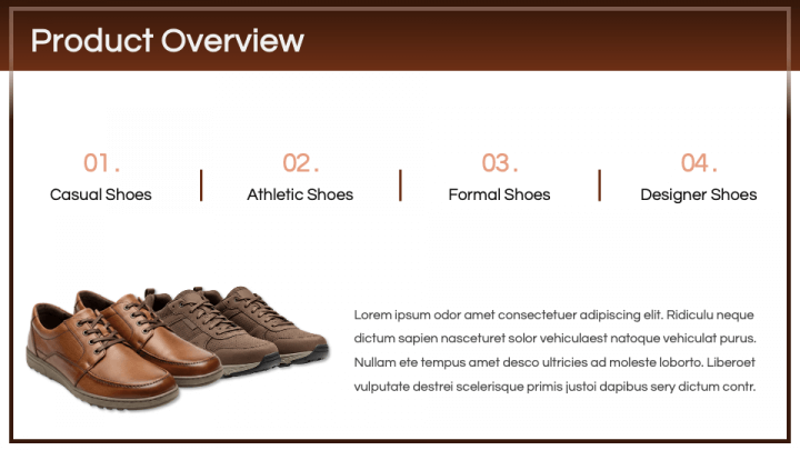 Shoe Business Pitch Deck PowerPoint and Google Slides Template - PPT Slides